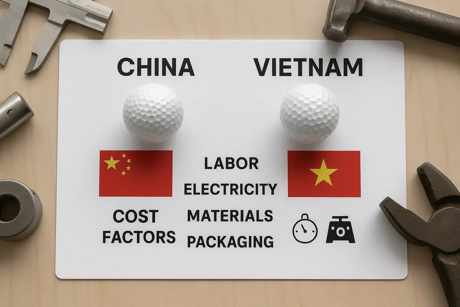 China vs Vietnam Golf Ball Costs: 2026 Tariff & Landed Cost