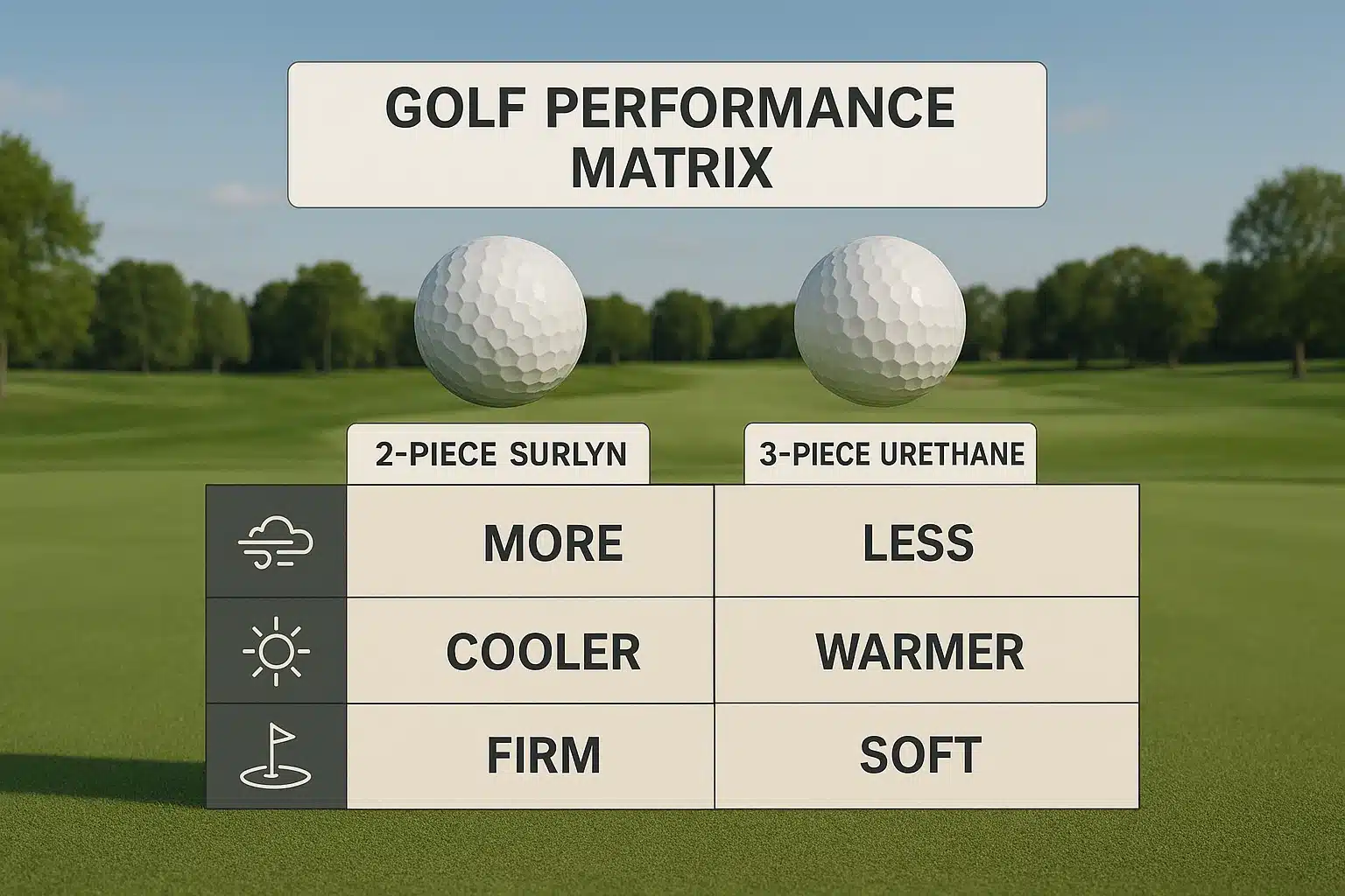 2-Piece Surlyn vs 3-Piece Urethane: Best for Beginners? - Golfara — Your Trusted Golf Ball Partner